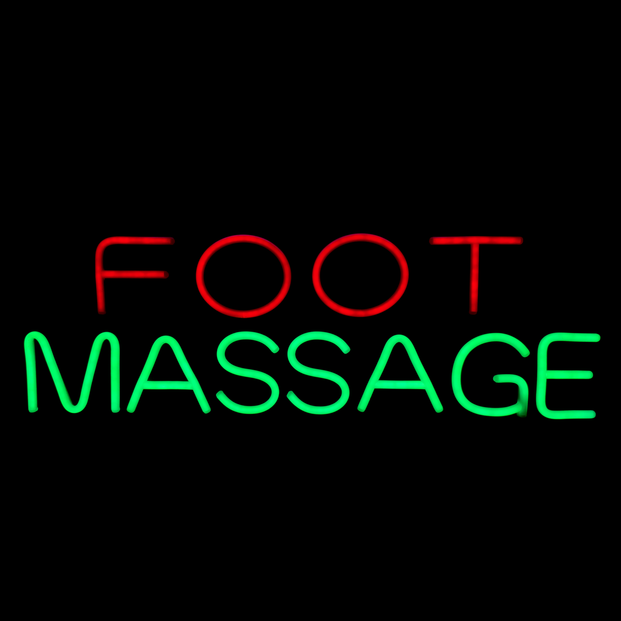 Foot Massage Sign Neon Rope Sign Led Neon Lights Neon Signs for Wall D ...