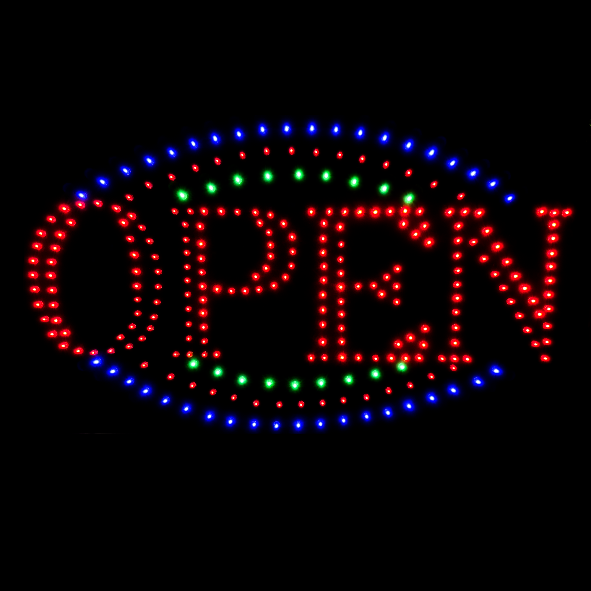 Open LED Sign, 21"x13", TOA Signage Bright, Open, Signboard, Display ...
